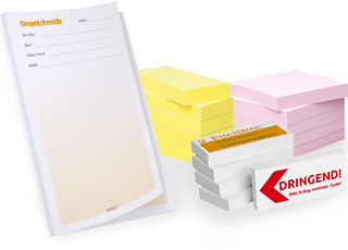 Haftnotizen bedrucken lassen