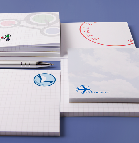 Notizblöcke mit Logo online bedrucken